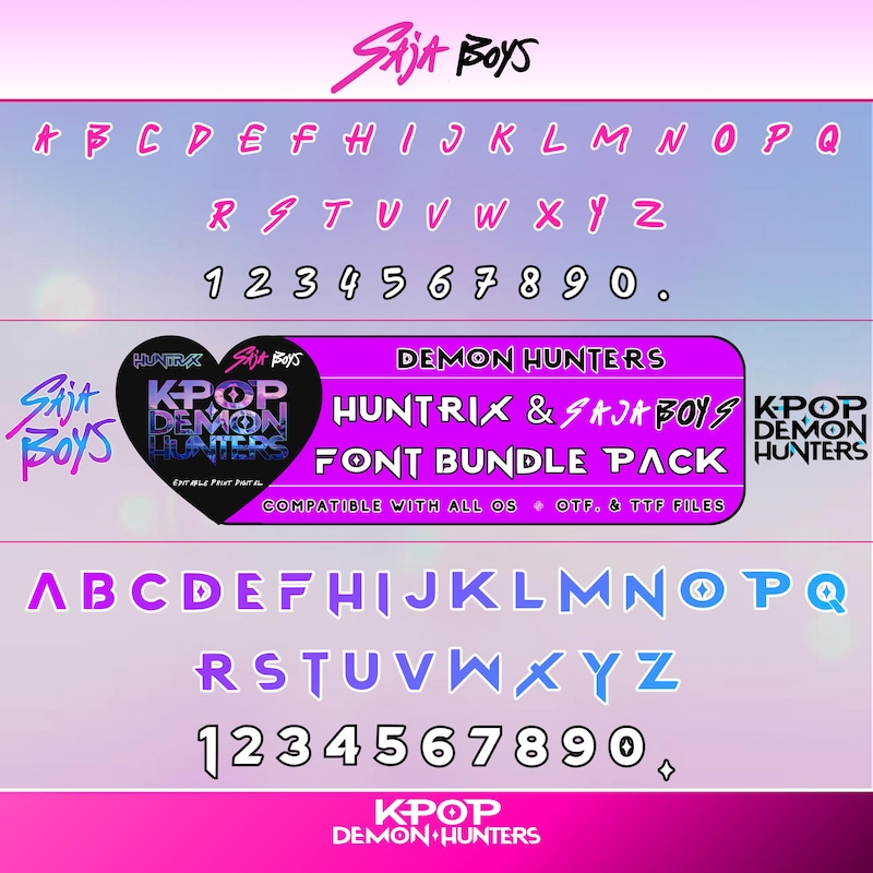 Demon Hunters Letters - Etsy