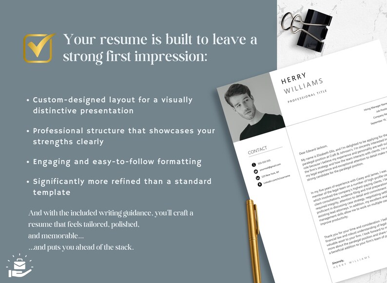 Cv Template, Resume Template, Cv Design Word and Pages, Best Cv Resume ...