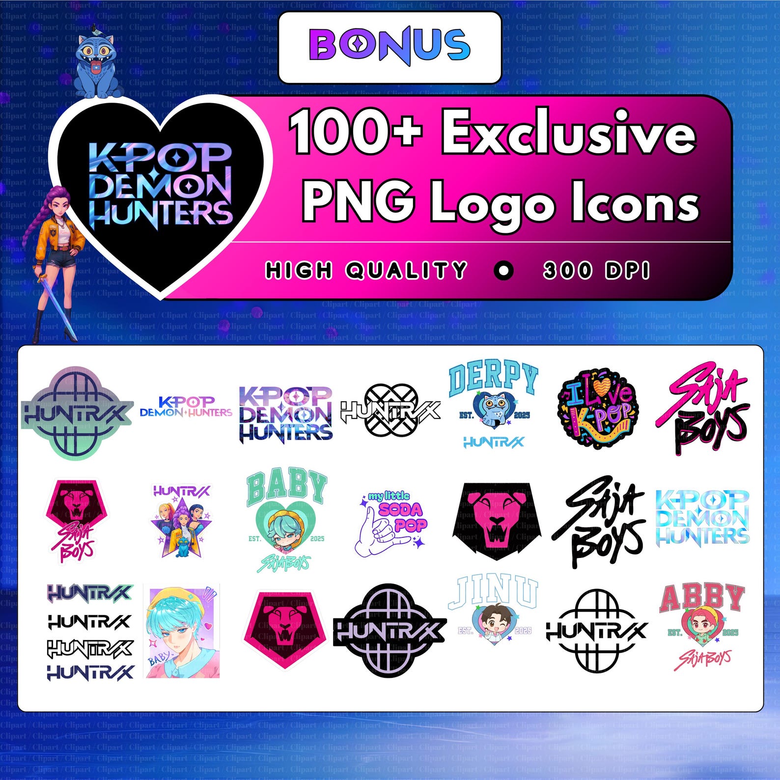 Kpop Demon Hunters Font, Anime Kpop Style Font, Huntrix Font, Kpop ...