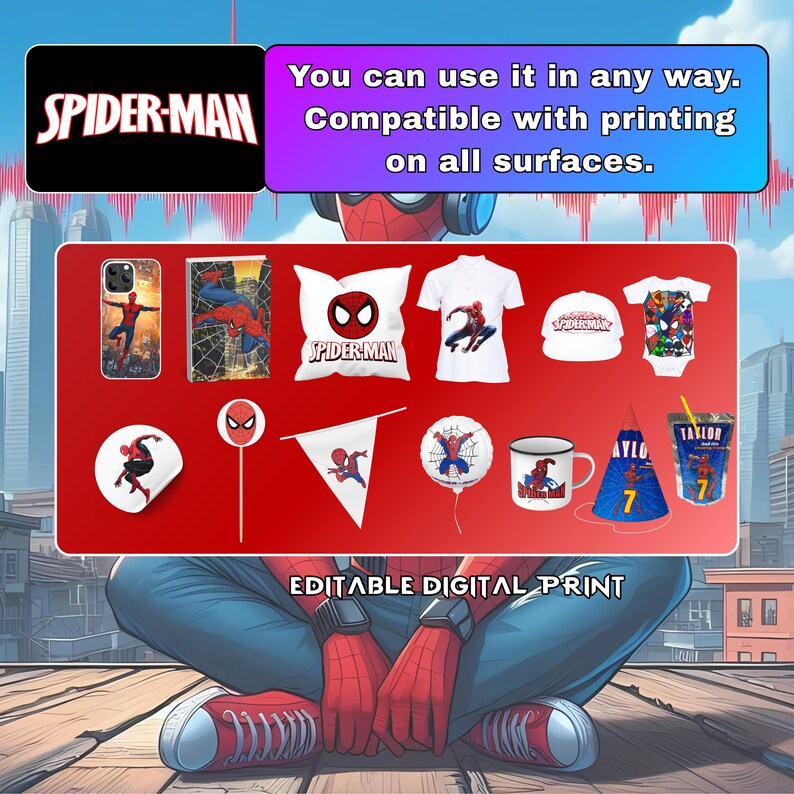 Spider Man Clipart Bundle, Spidey SVG, Spider Man and His Amazing ...