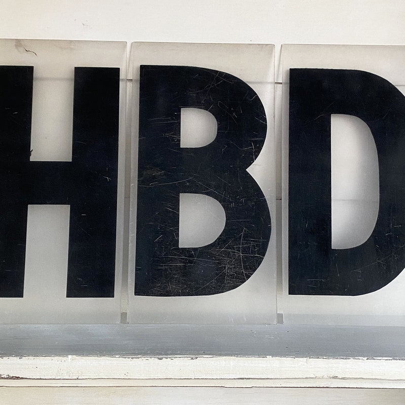 Vintage Wall Letters - Etsy