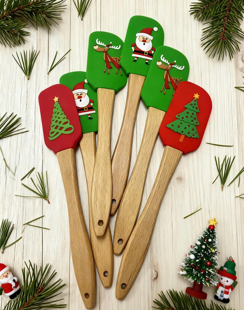 Personalized Engraved Silicone Spatula Kitchen Tool, Christmas Gifts ...