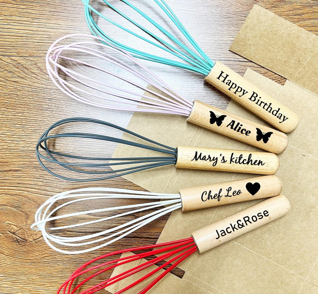 Personalized Kitchen Whisk, Custom Baking Tool, Egg Beater, Egg Whisk ...