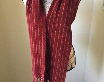 Ruby Red Scarf - Etsy
