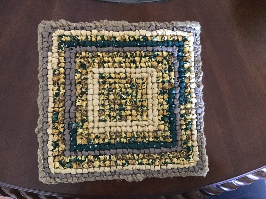 Trivet Coaster Hot Pad Locker Hooked in Cheery Colors - Etsy