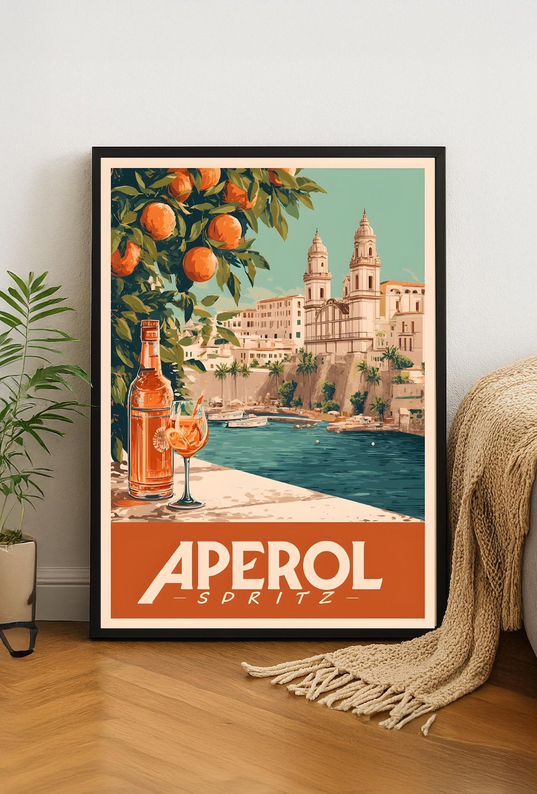 Aperol Spritz Vintage Poster: Italian Cocktail Print (digital Download ...