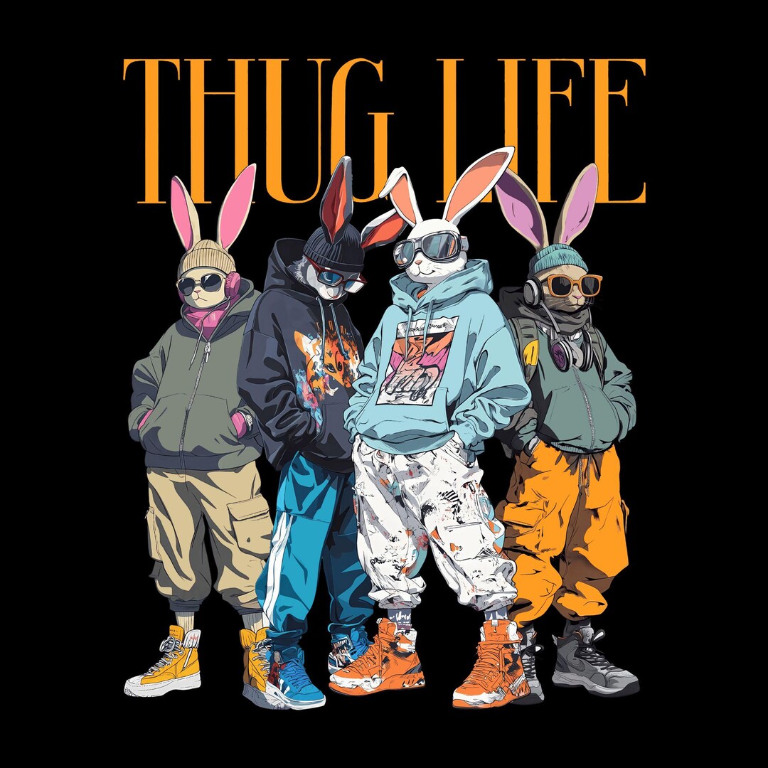 Happy Easter Bruh Retro Bunny Thug Life Boys Easter Digital PNG. - Etsy