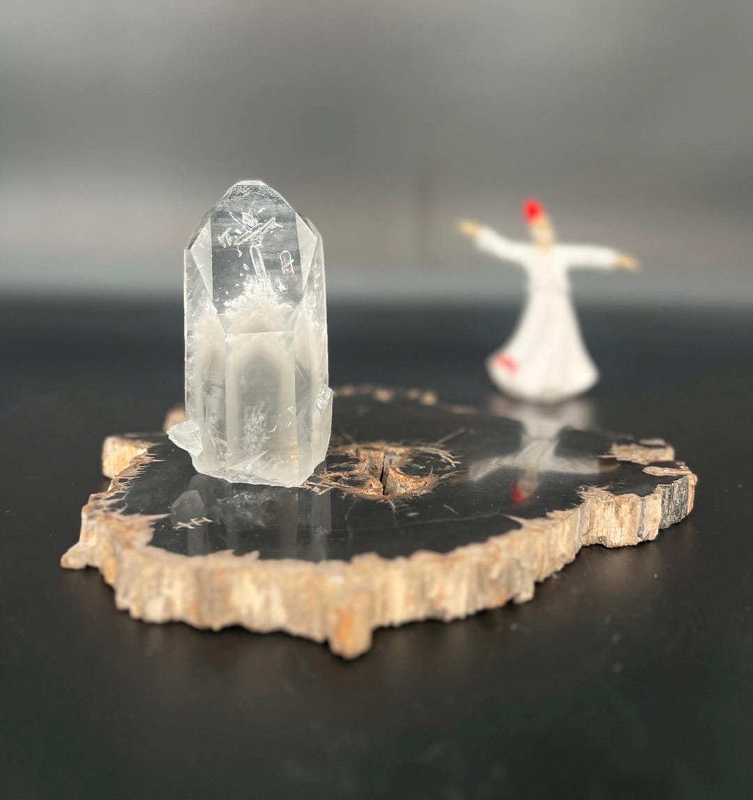 Super Clear Brazilian Lemurian Quartz With Phantom, Cluster, High ...