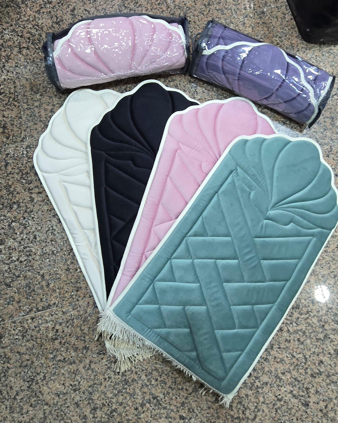 Foam Padded Prayer Mat, Luxury Prayer Mat, Thick Prayer Mat, Muslim ...