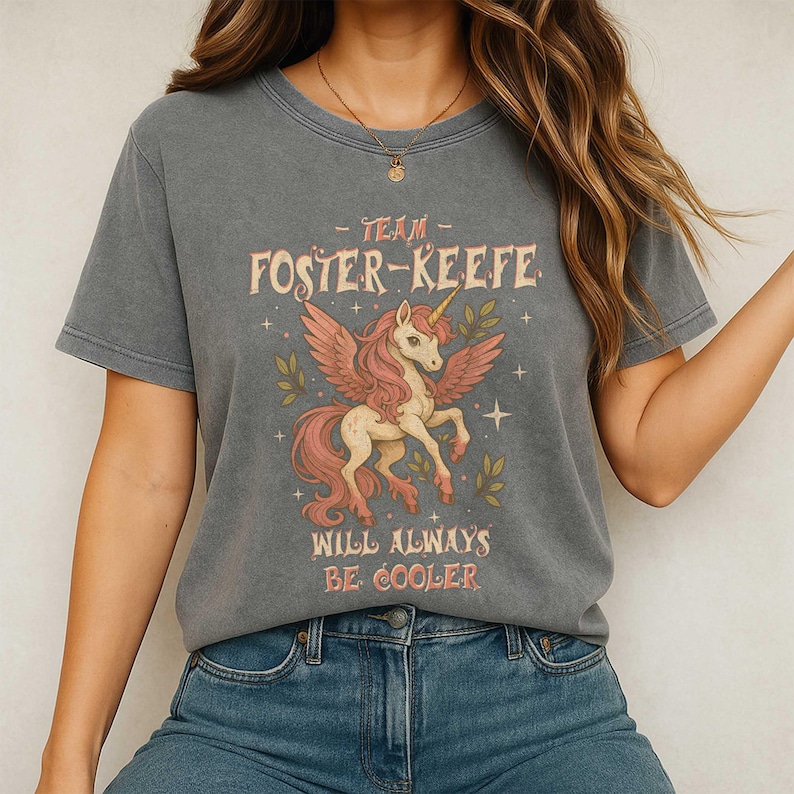 Team Foster-keefe KOTLC Comfort Colors Shirt Foxfire Academy Bookish T ...
