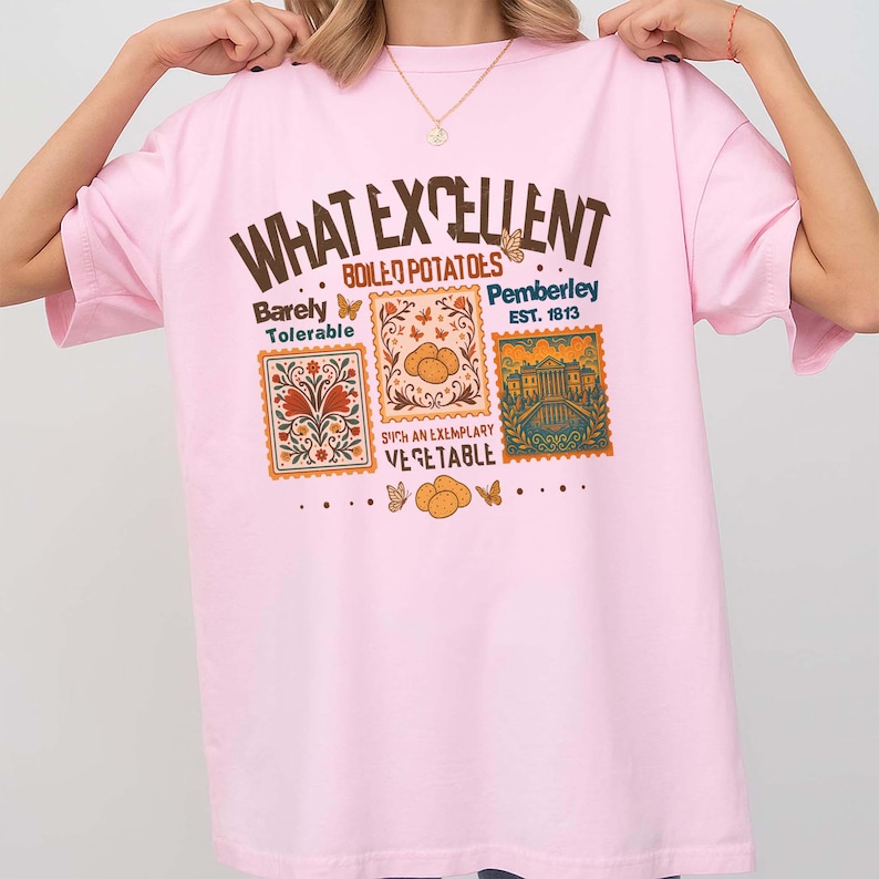 Pemberley Pride and Prejudice Jane Austen Comfort Colors Shirt Book ...