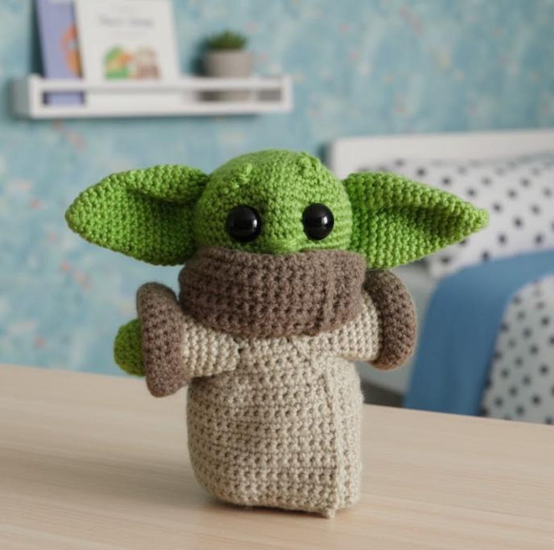 Baby Yoda Amigurumi Crochet Pattern – Grogu Plush Tutorial, Cute ...