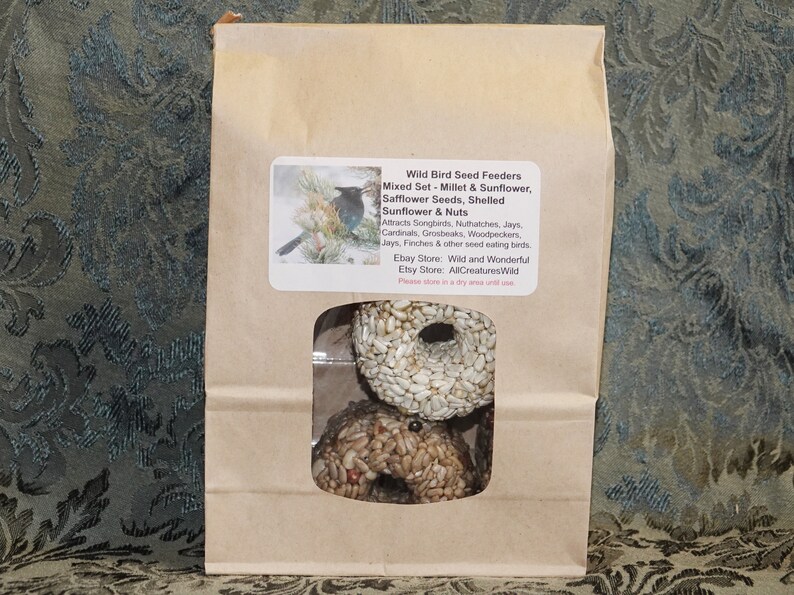 Wreaths Donuts Bulk Bird Seed Feeders Dozen Ornaments No - Etsy