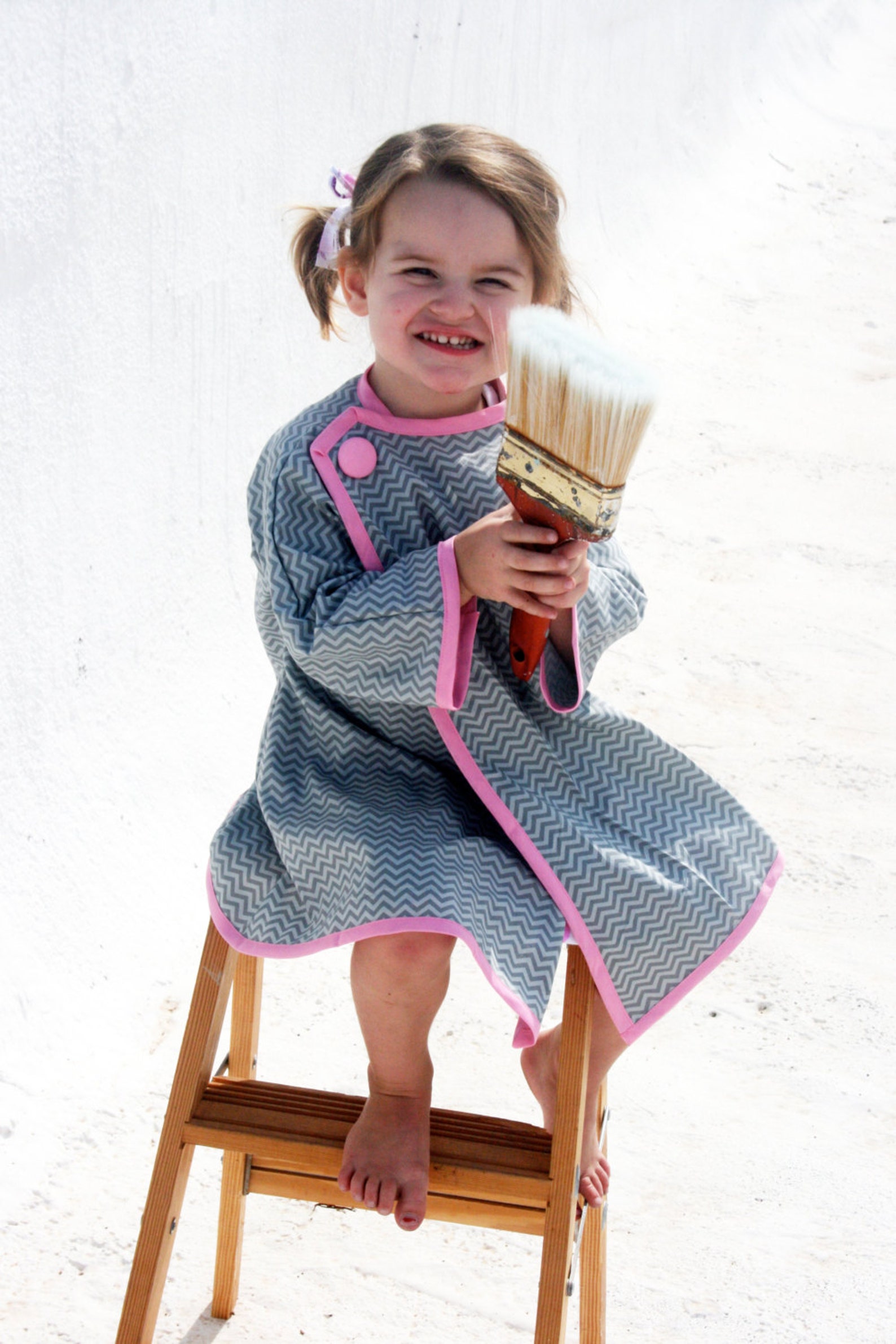 Girls Art Smock Coat Dress PDF Sewing Pattern the Frenchy Art Smock ...