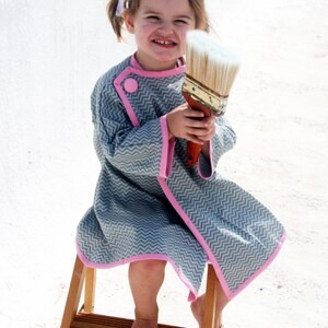 Girls Art Smock Coat Dress PDF Sewing Pattern - the Frenchy Art Smock ...