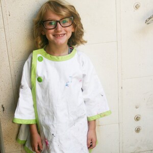 Girls Art Smock Coat Dress PDF Sewing Pattern - the Frenchy Art Smock ...