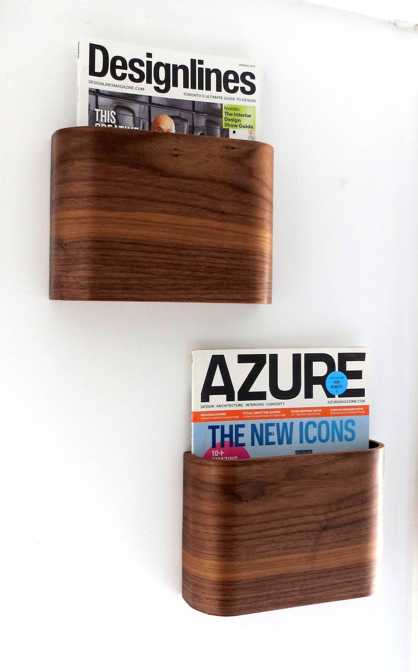 Set of 2 Magazine Racks - Etsy