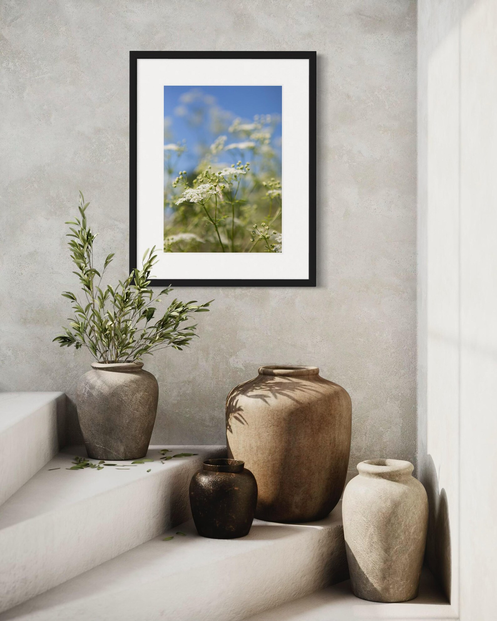 Cow Parsley Wall Art Print, Cow Parsley Photograph, Countryside ...