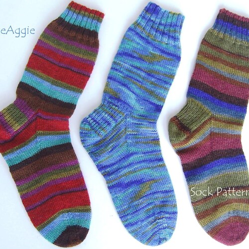 Mermaid Tail Sock Knitting Pattern / PDF Download - Etsy