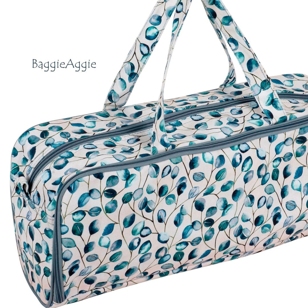 Large Knitting Bag With Zip Down Needle Storage. Quality Birthday or ...