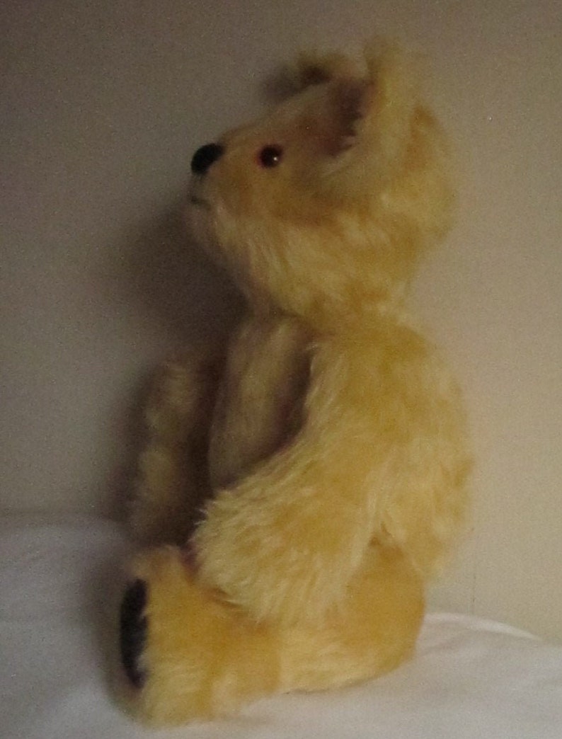 Delightful Yellow Cuddly Teddy Bear Yellow Plush Cuddly Teddy | Etsy