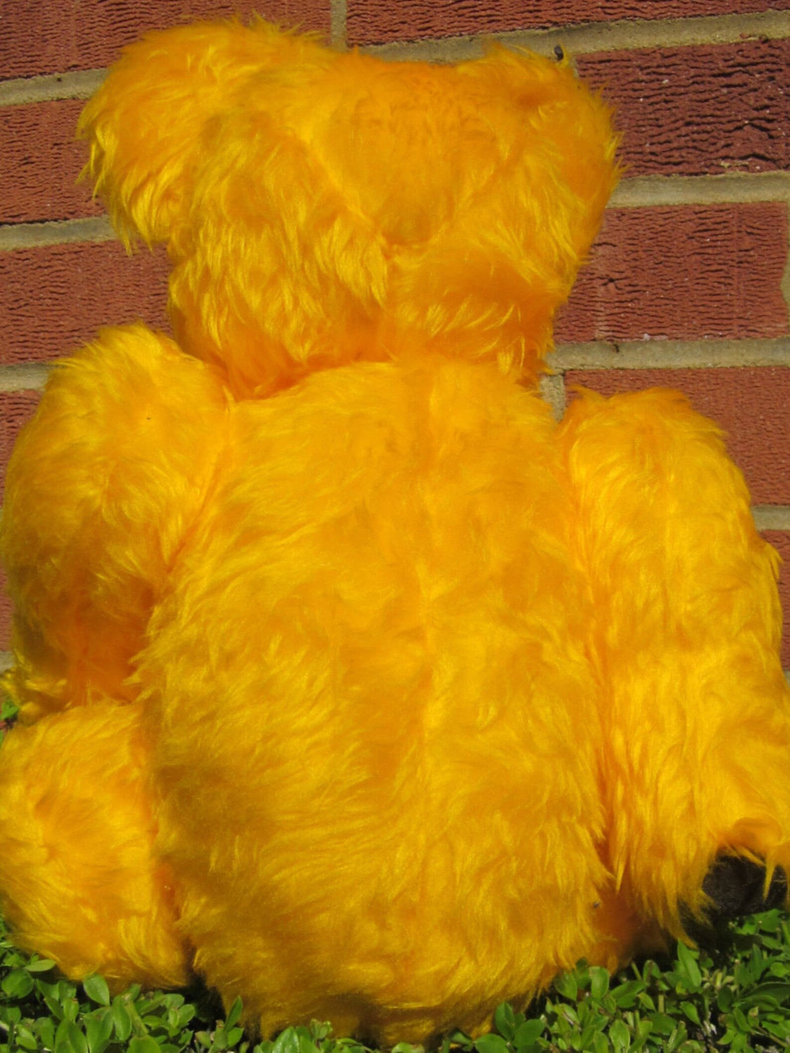 Yellow Plush Teddy Bear cuddly kid present great toddler toy | Etsy