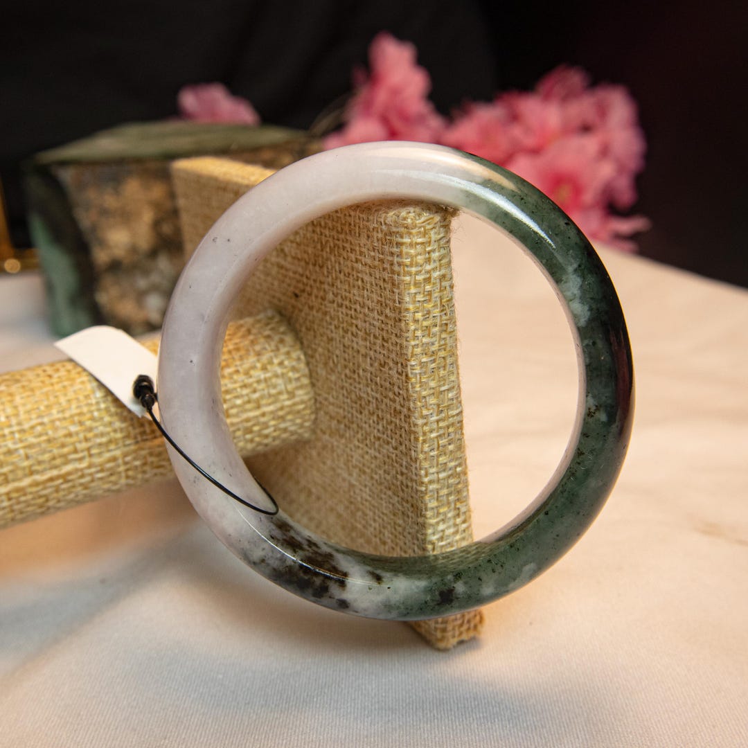 54mm Burmese Burma Myanmar Jadeite Jade Bangle Bangles Bracelet Natural ...