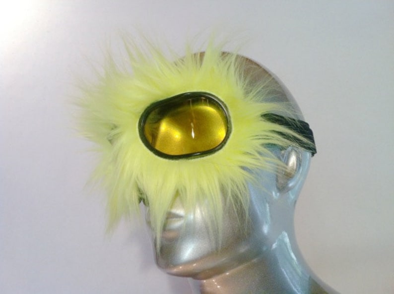 Monster Dust Goggles Great Fur Burning Man -furry Aviator Goggles - Fur ...