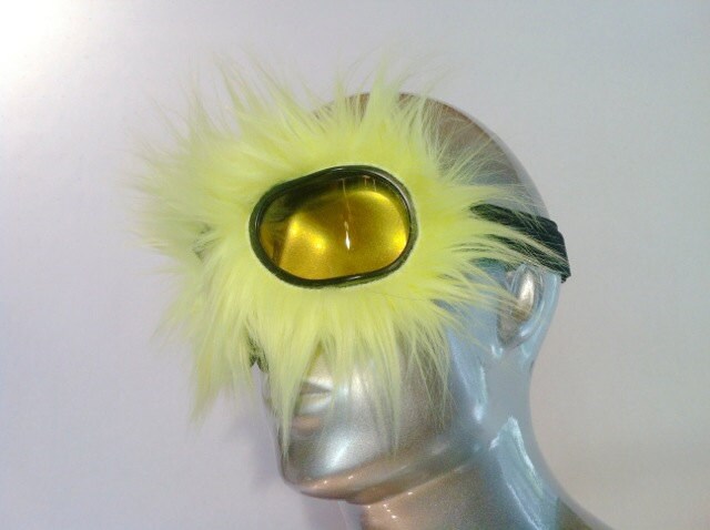 Monster Dust Goggles Great Fur Burning Man furry Aviator Goggles Fur ...