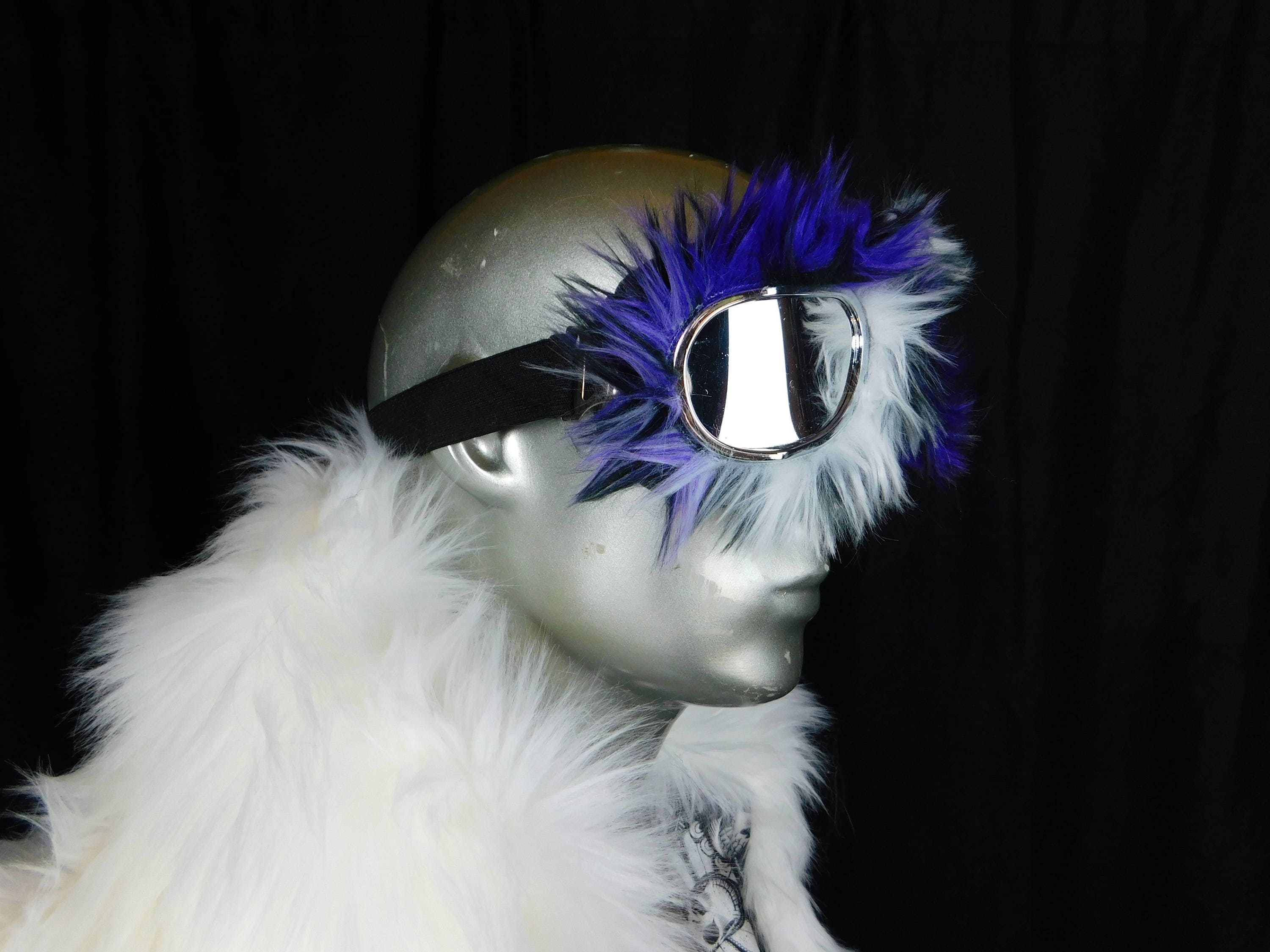 Purple Furry Monster Dust Goggles Great Fur Burning Man! - Furry ...