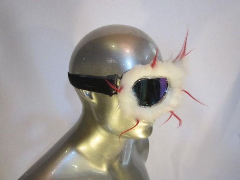 Monster Dust Goggles Great Fur Burning Man furry Aviator - Etsy