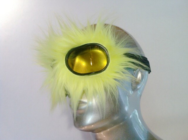 Monster Dust Goggles Great Fur Burning Man furry Aviator Goggles Fur ...