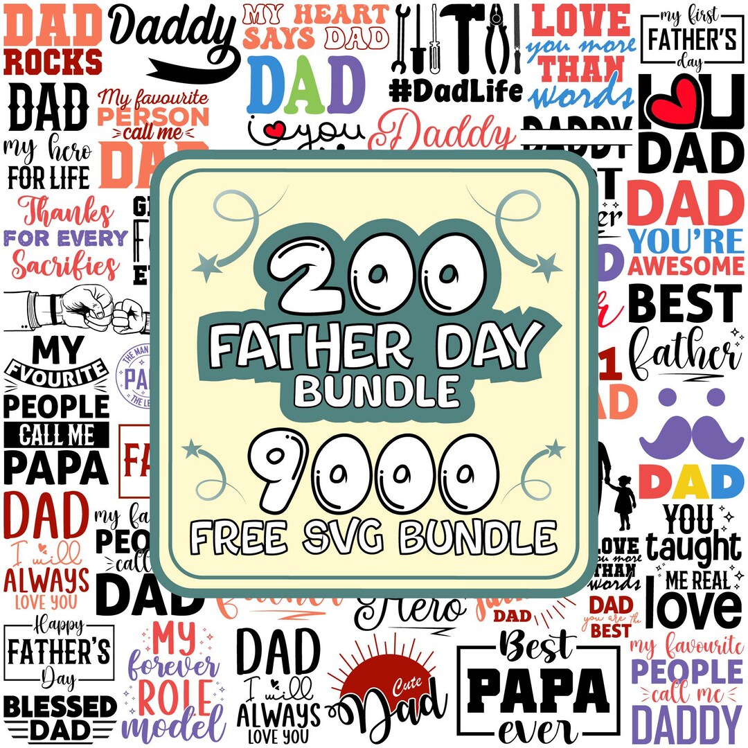 Fathers Day Svg Bundle, Father SVG PNG, Dad Svg, Papa Svg, Best Dad ...