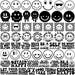 Groovy Smiley Face SVG Bundle: Drippy Emoji Designs (digital Download ...