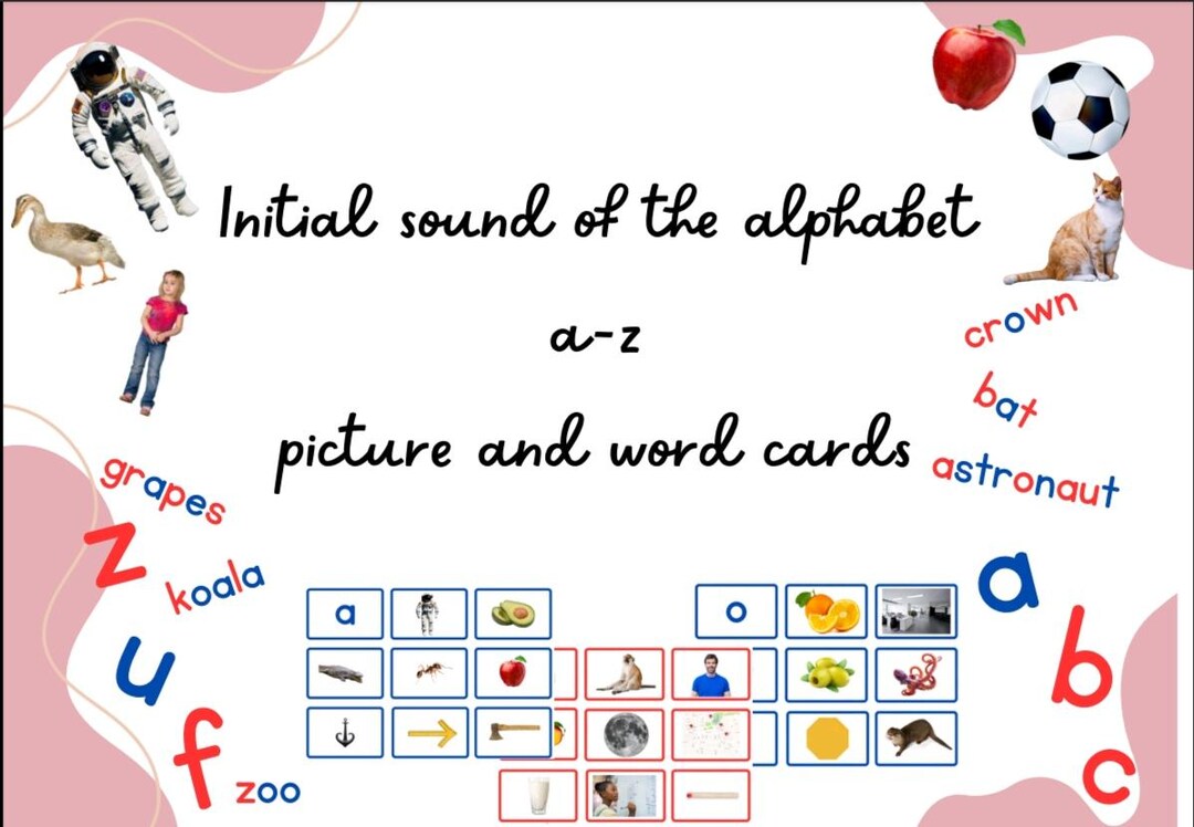 Introduction to Phonetic Sounds- Montessori Initial Sounds of the ...
