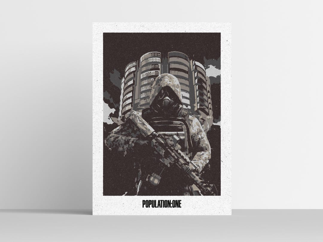 Printable A2 Game Population:one Poster | Digital Download | Gaming ...