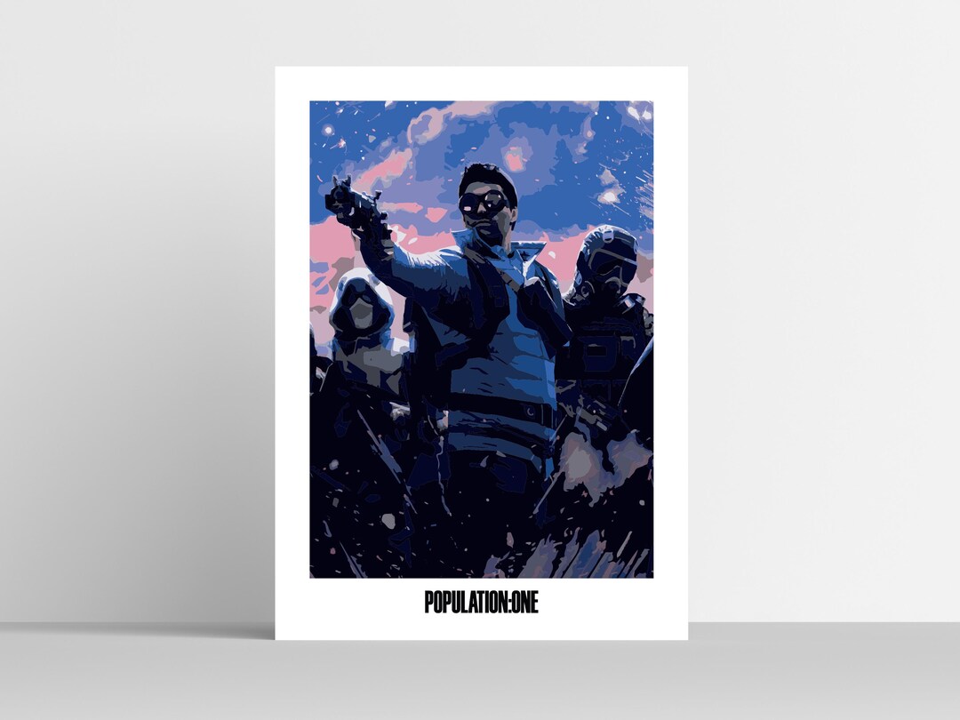 Printable A2 Game Population:one Poster | Digital Download | Gaming ...