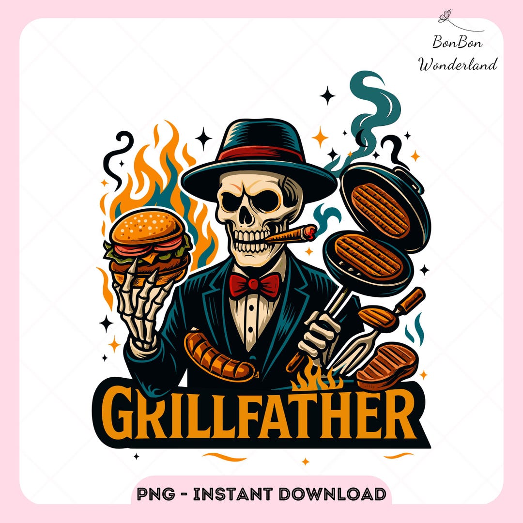 The Grill Father PNG, Funny BBQ Dad Design, Father's Day Grill Png ...