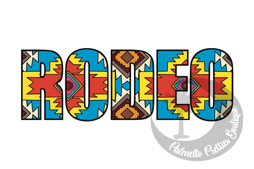 Rodeo Aztec Sticker Digital Download SVG PNG JPEG - Etsy