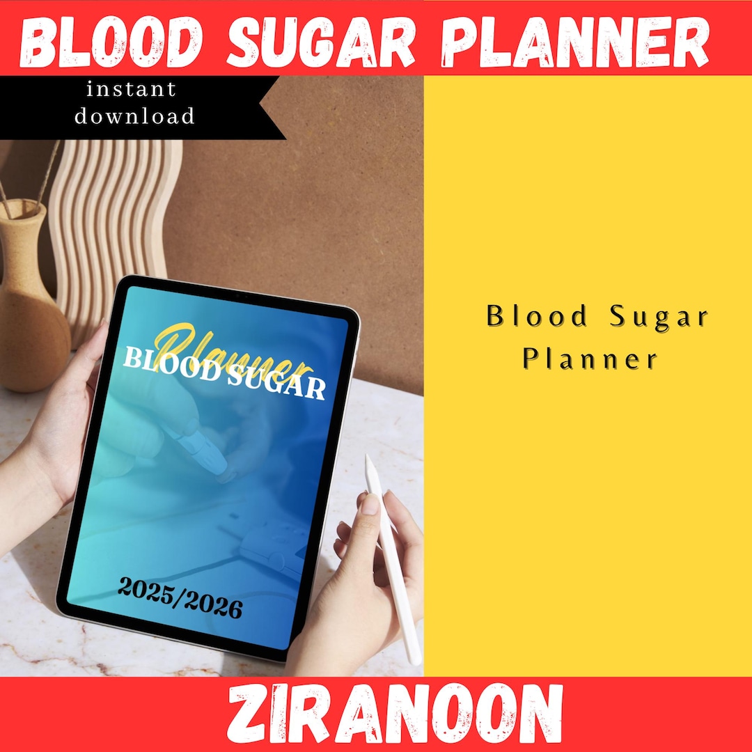 Editable Blood Sugar Log | Printable Diabetes Tracker | Glucose Log ...