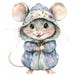 20 PNG Baby Mouse Watercolor Clipart Printable Little Mouse Cute Mouse ...