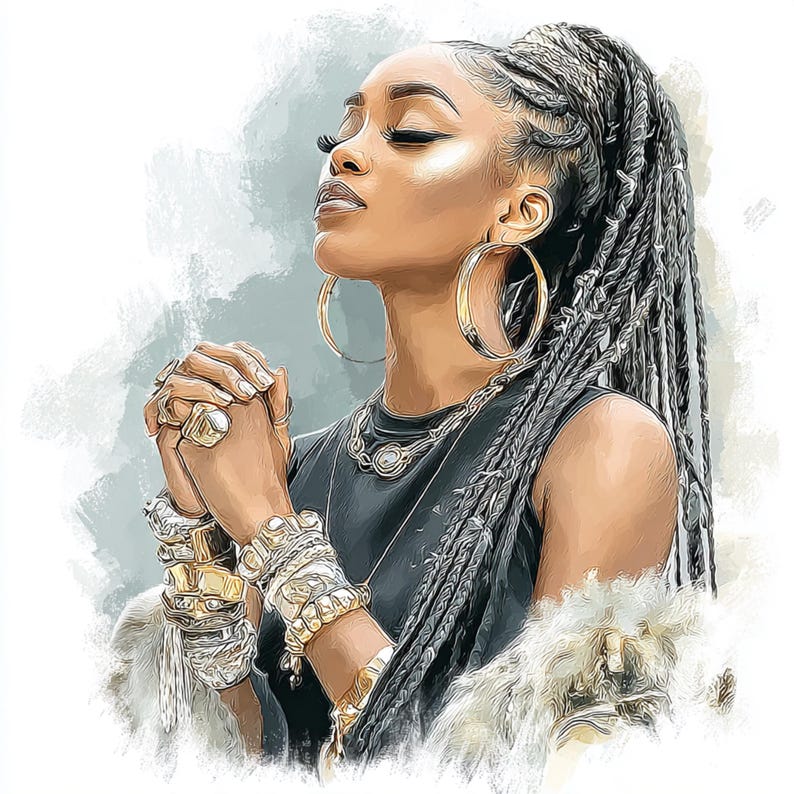 24 PNG Black Woman Praying African American Woman Praying Meditation Clipart Christian Prayer ...