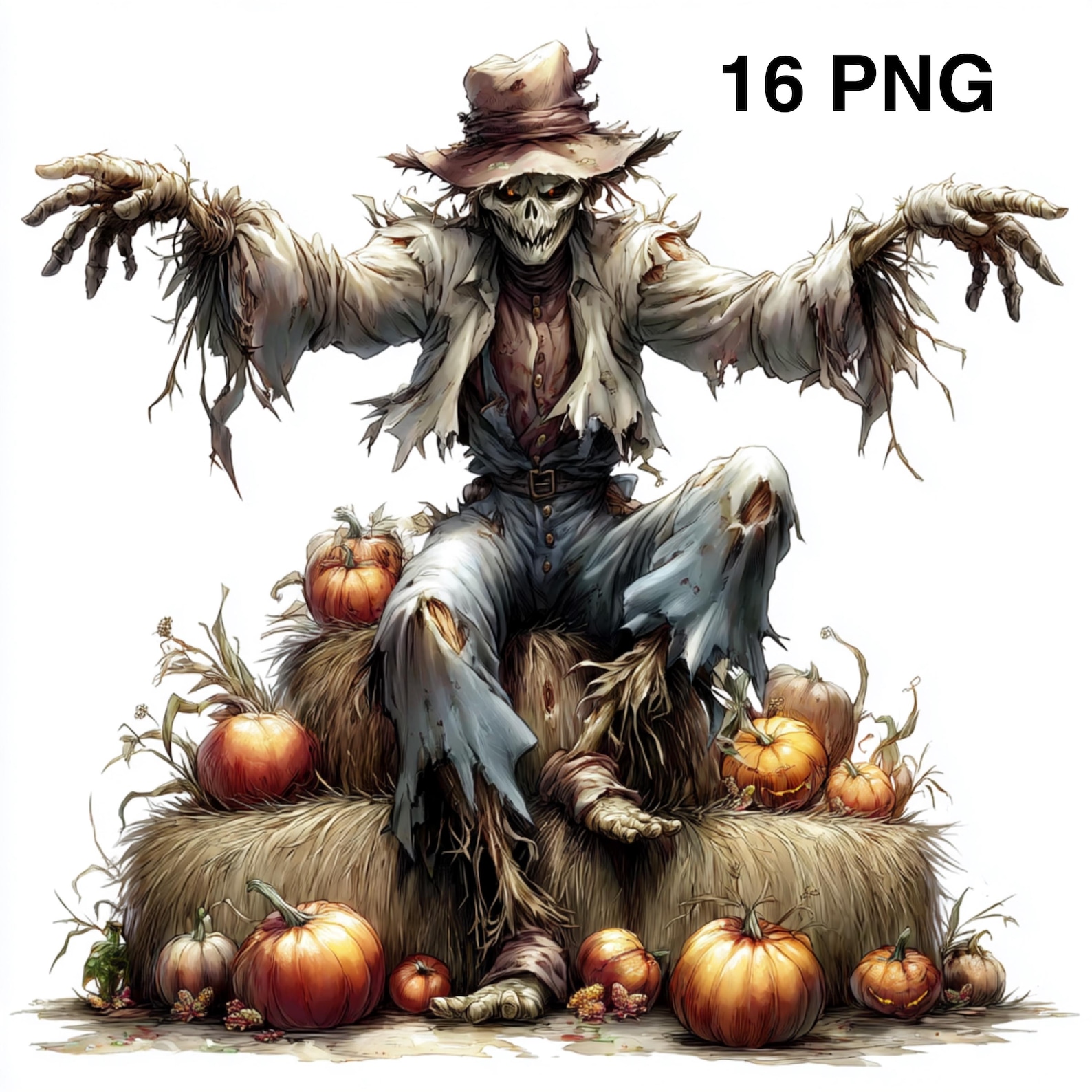 16 PNG Scary Scarecrow Clipart Pumpkin Patch Scarecrow Scarecrow ...