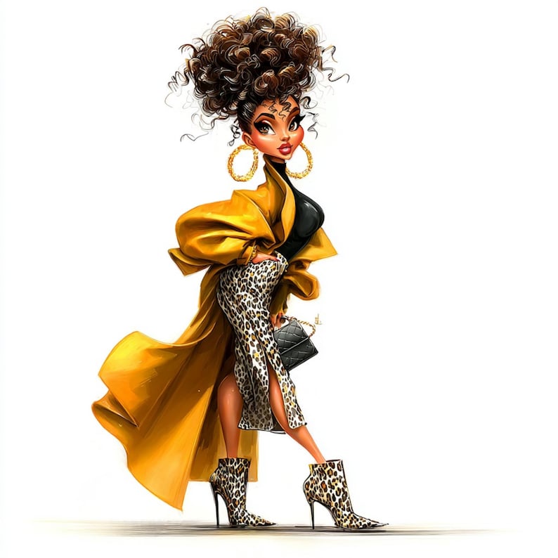 24 PNG Fashion Glamour Woman Clipart Fashion Girl Modern Boutique ...