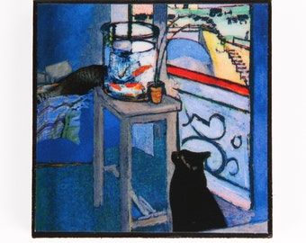 Matisse cat art | Etsy