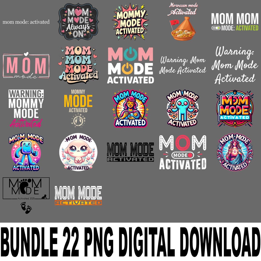 Gamer Mom Mode Activated Mother's Day Png, Mom Mode Png Women Mom Mode ...