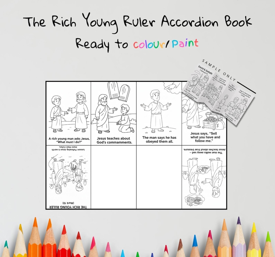 Rich Young Ruler Bible Craft | Kids Sunday School Activity | Bible ...