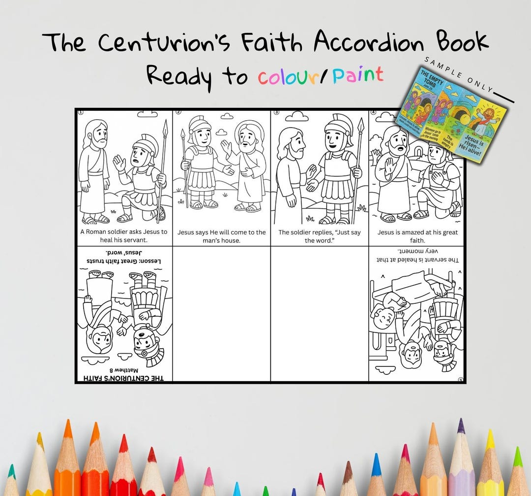 The Centurion’s Faith Bible Craft | Kids Sunday School Activity | Bible ...