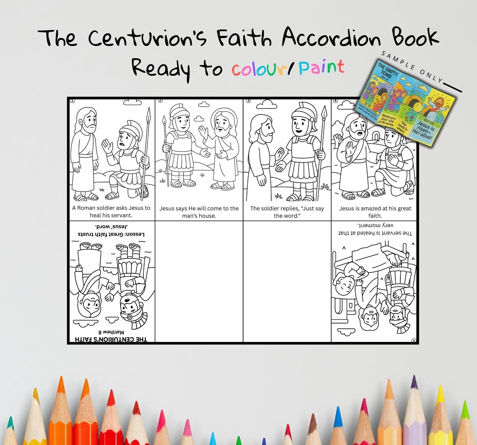The Centurion’s Faith Bible Craft | Kids Sunday School Activity | Bible ...