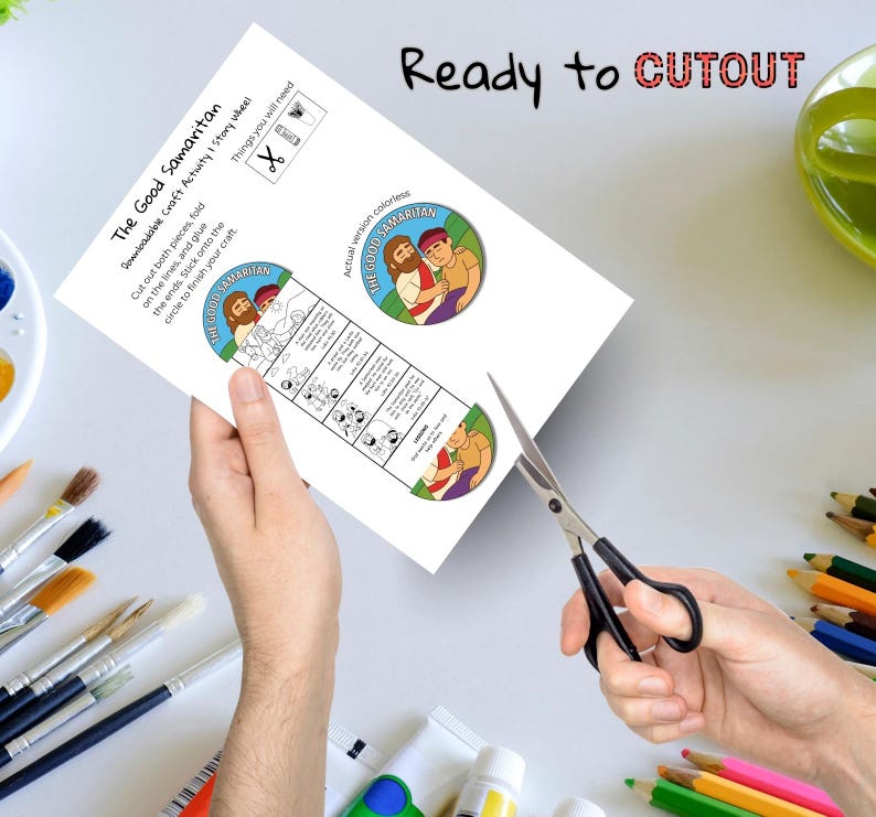 Good Samaritan Bible Craft | Luke 10 Sunday School Activity | Love Your ...